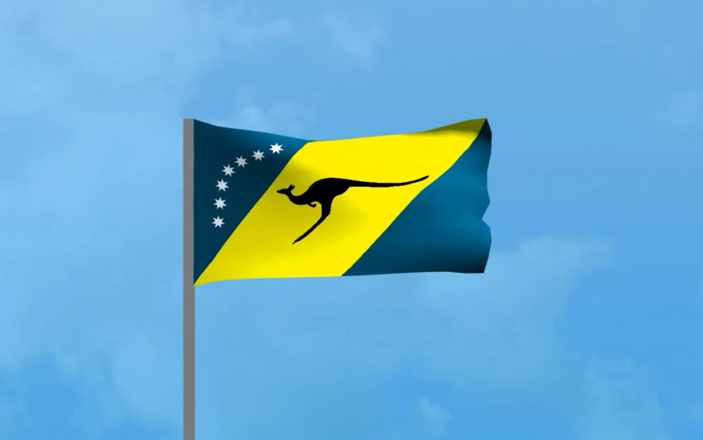 Australian New Proposed Sports Flag 1 design for 4 Flags Unite us.