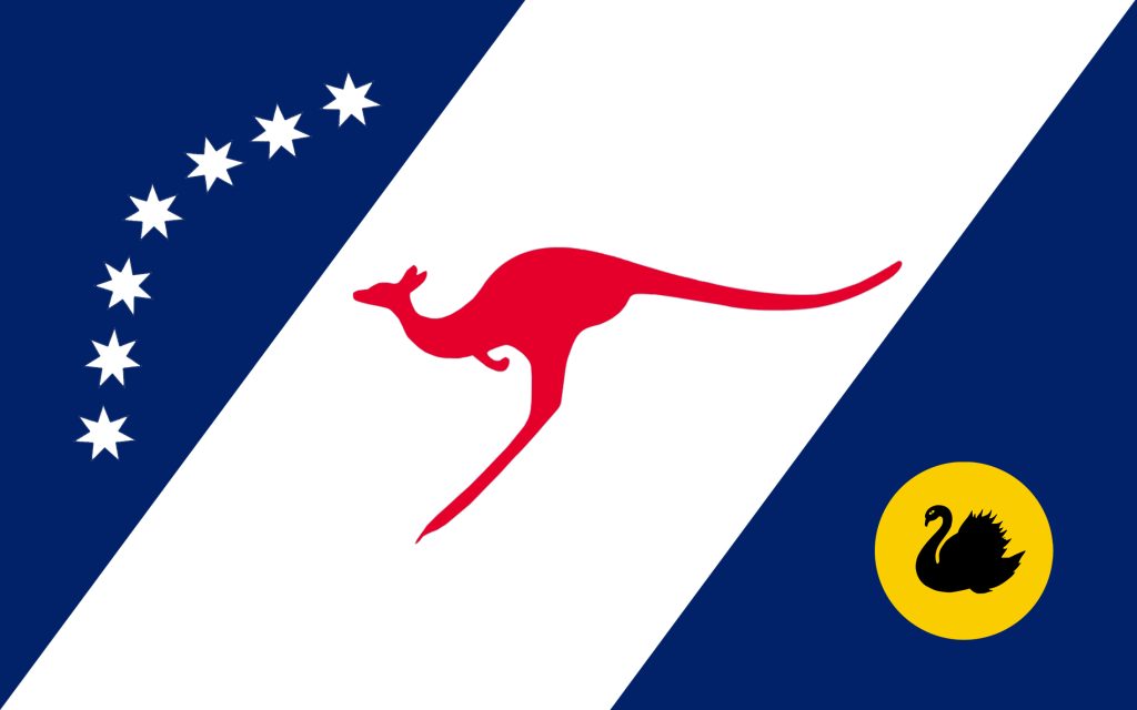 Australian New Proposed State Flags, complementing the National.