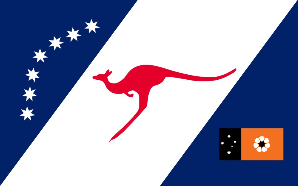 Australian New Proposed State Flags, complementing the National.