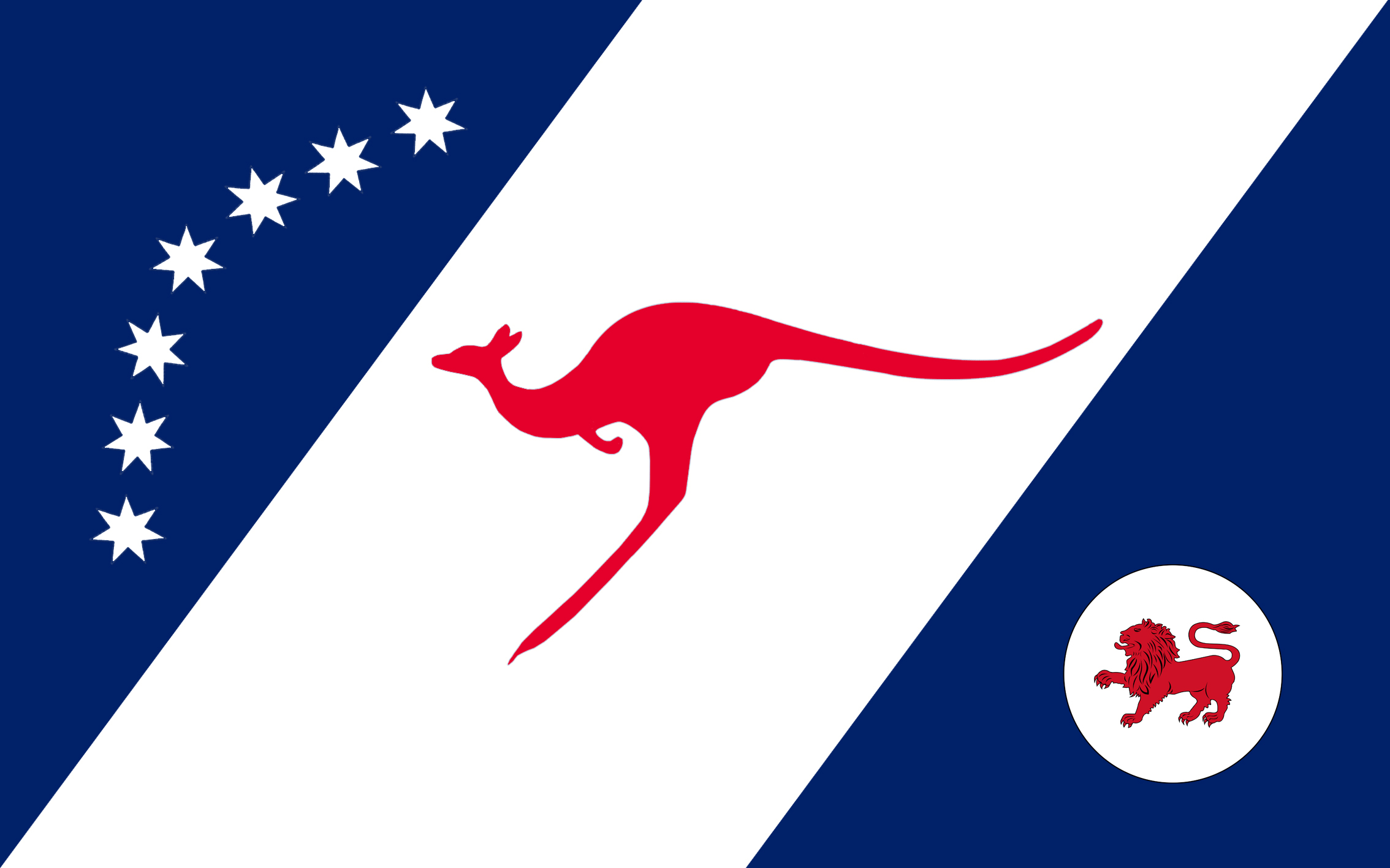 Australian New Proposed State Flags, complementing the National.