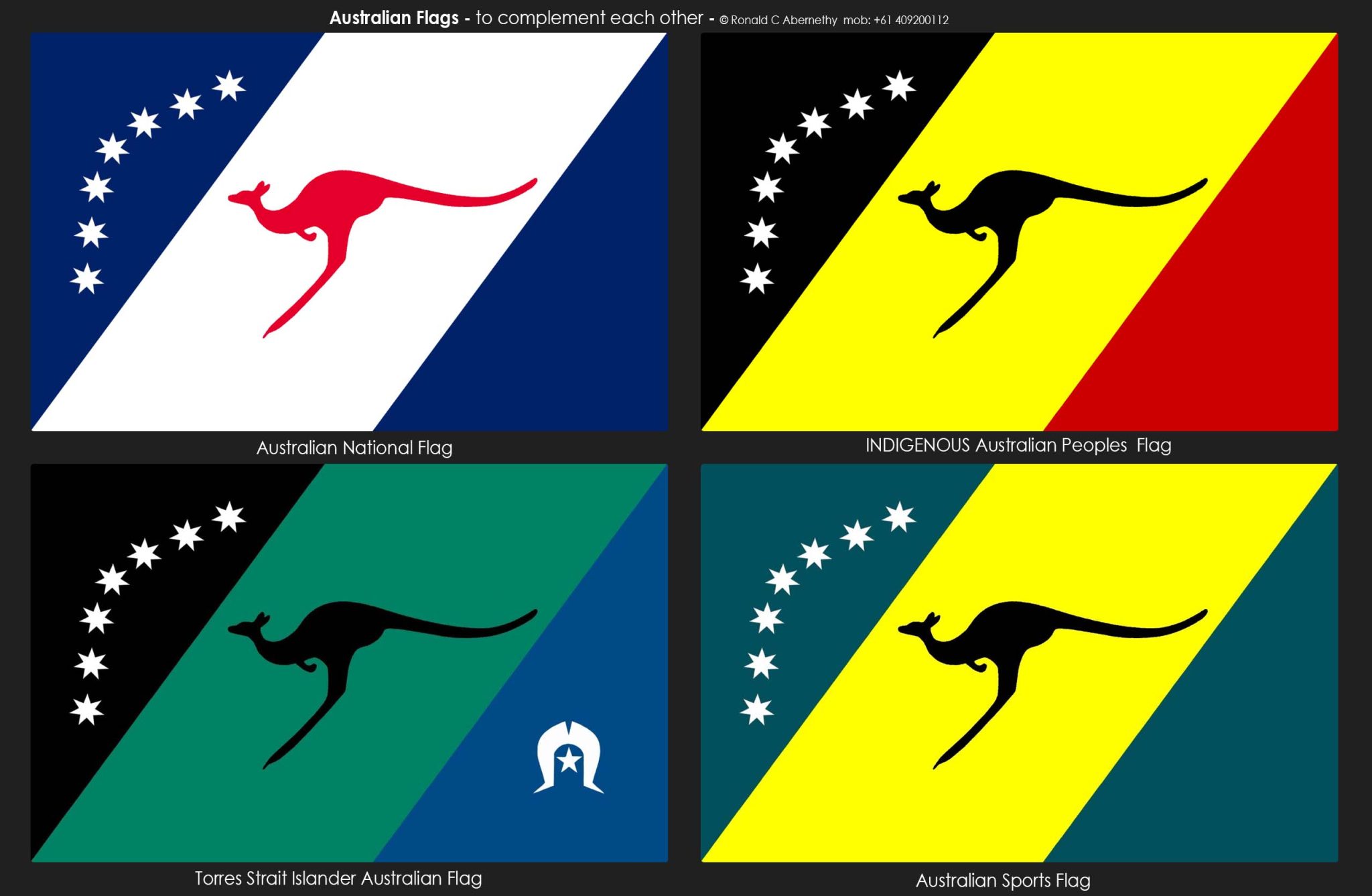 New Australian Proposed Flag. United by Symbolism and Simplicity