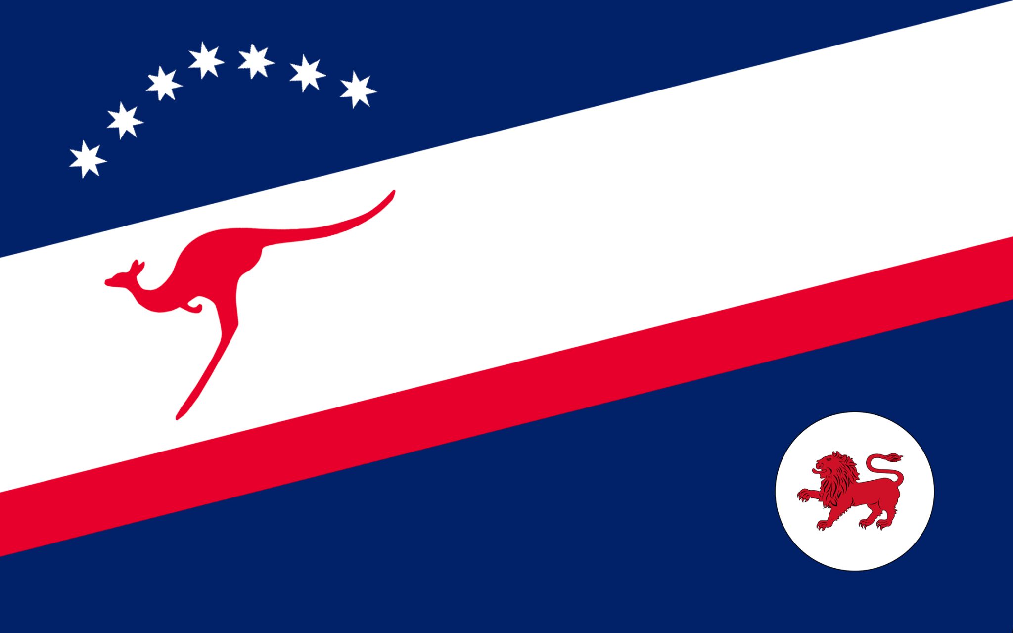 Australian New Proposed State Flags, complementing the National.