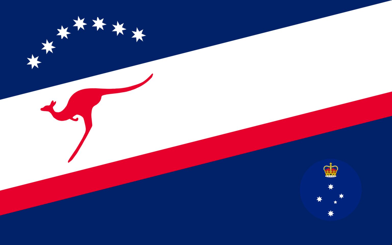 Australian New Proposed State Flags, complementing the National.