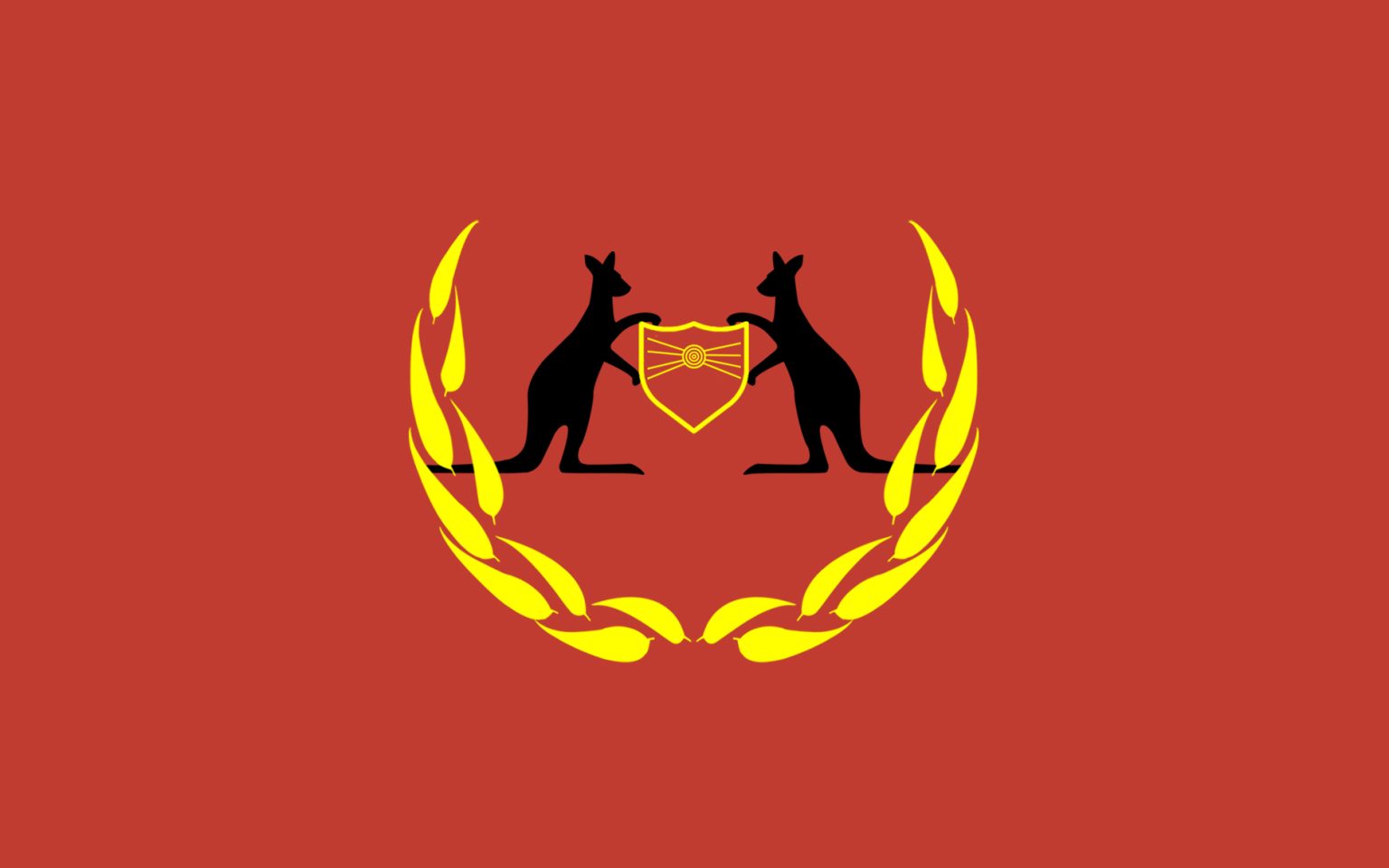 New Australian Flag : Eucalyptus leaf reed design - New Australian ...