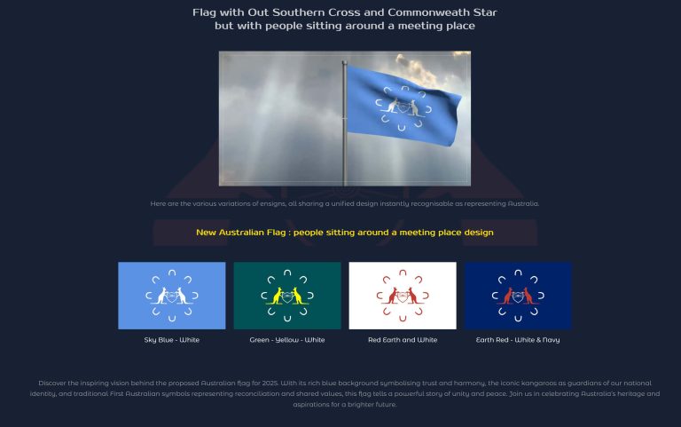 New Australian Proposed Flag. United by Symbolism and Simplicity